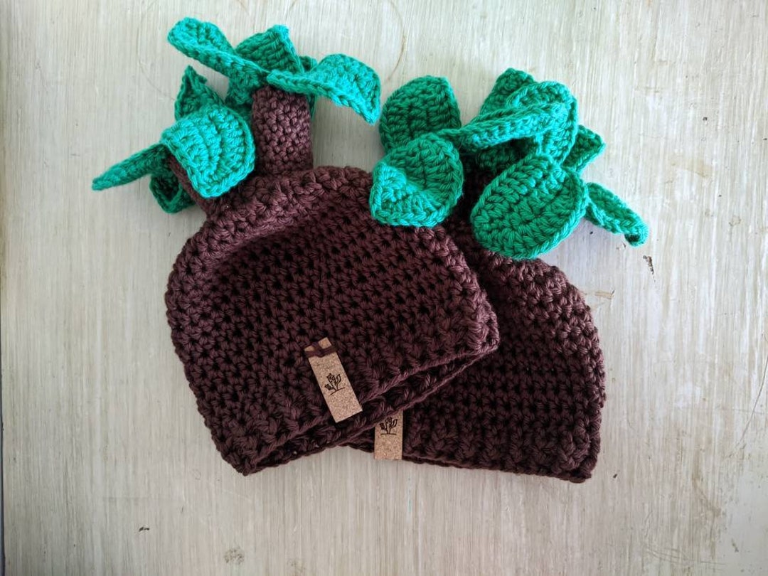 Mandrake Hat (preemie to 24 Months) - Sprout Hat - Halloween Baby Hat ...