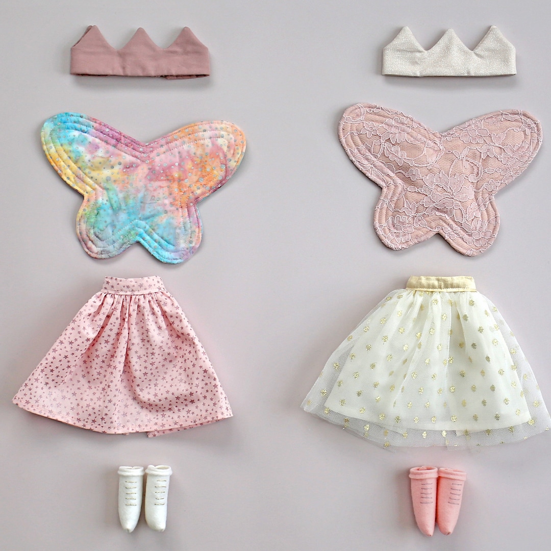 Fairy Doll Dress PDF Sewing Pattern and Tutorial - Studio Seren Doll ...