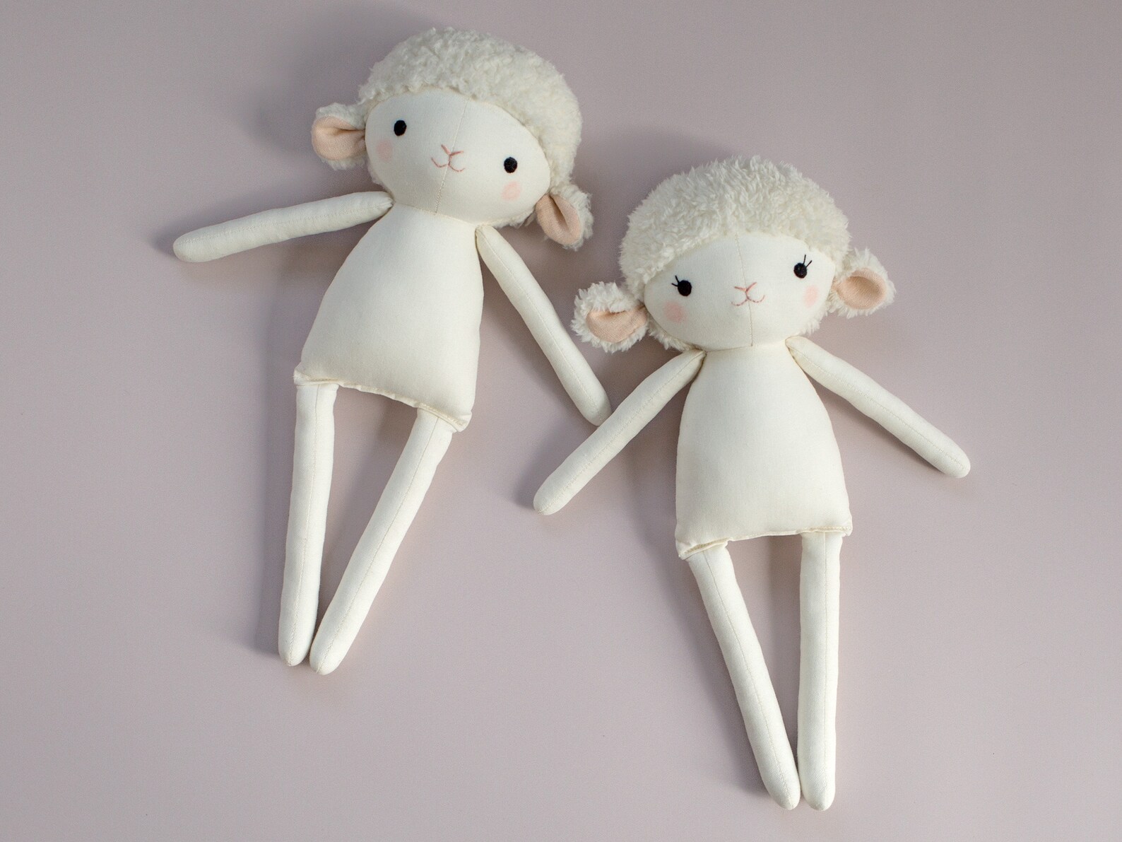 Lamb Sewing Pattern PDF Make a Cloth Lamb Doll / Stuffed - Etsy Australia