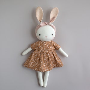 Doll Dress PDF Sewing Pattern and Tutorial - for Studio Seren Stuffed ...