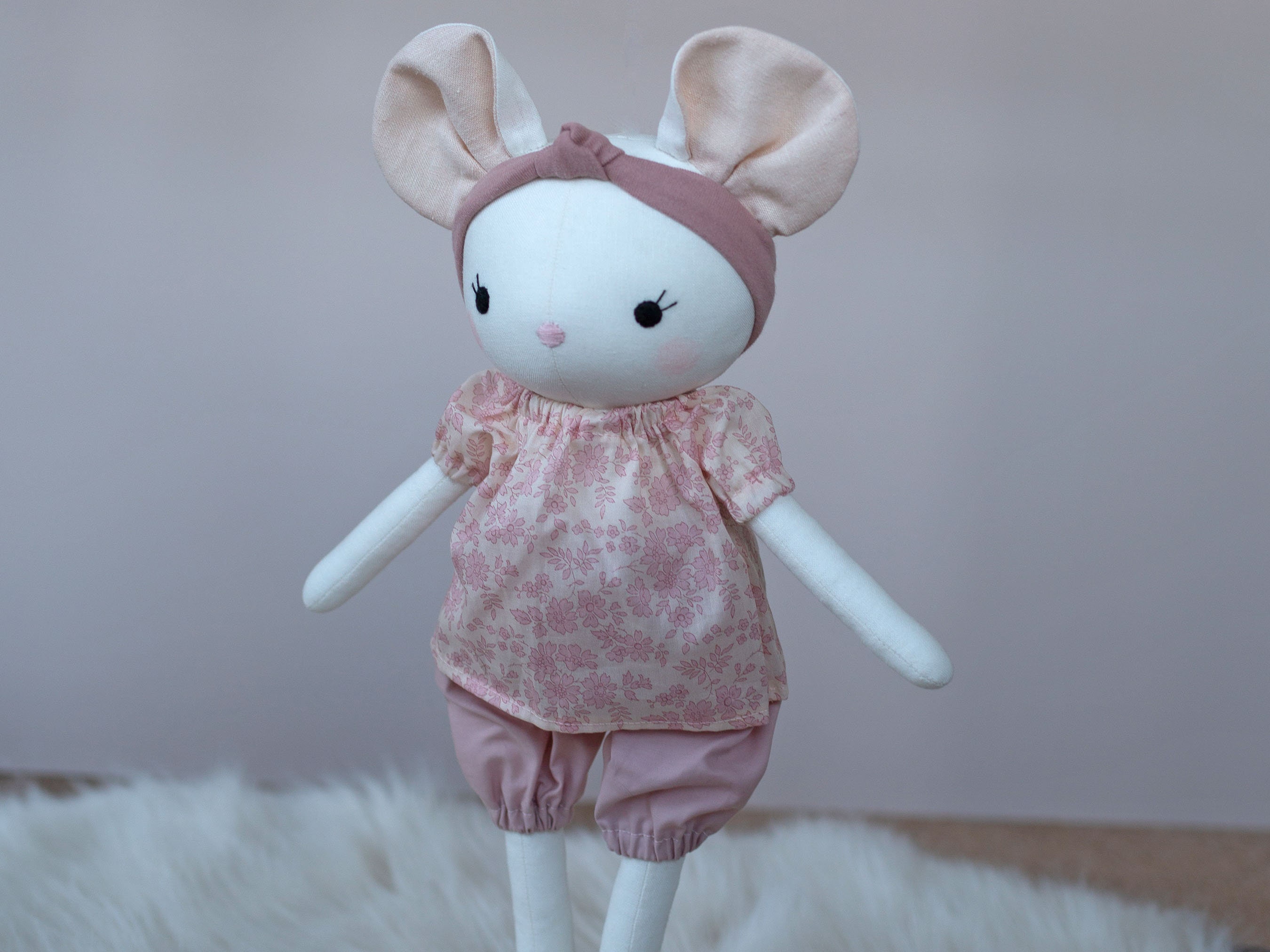 Mouse Sewing Pattern PDF Make a Cloth Mouse Doll / Stuffed - Etsy Canada