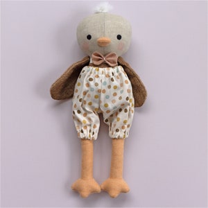 Easter Chick Sewing Pattern PDF - Make a Mini Duck or Chick Doll ...