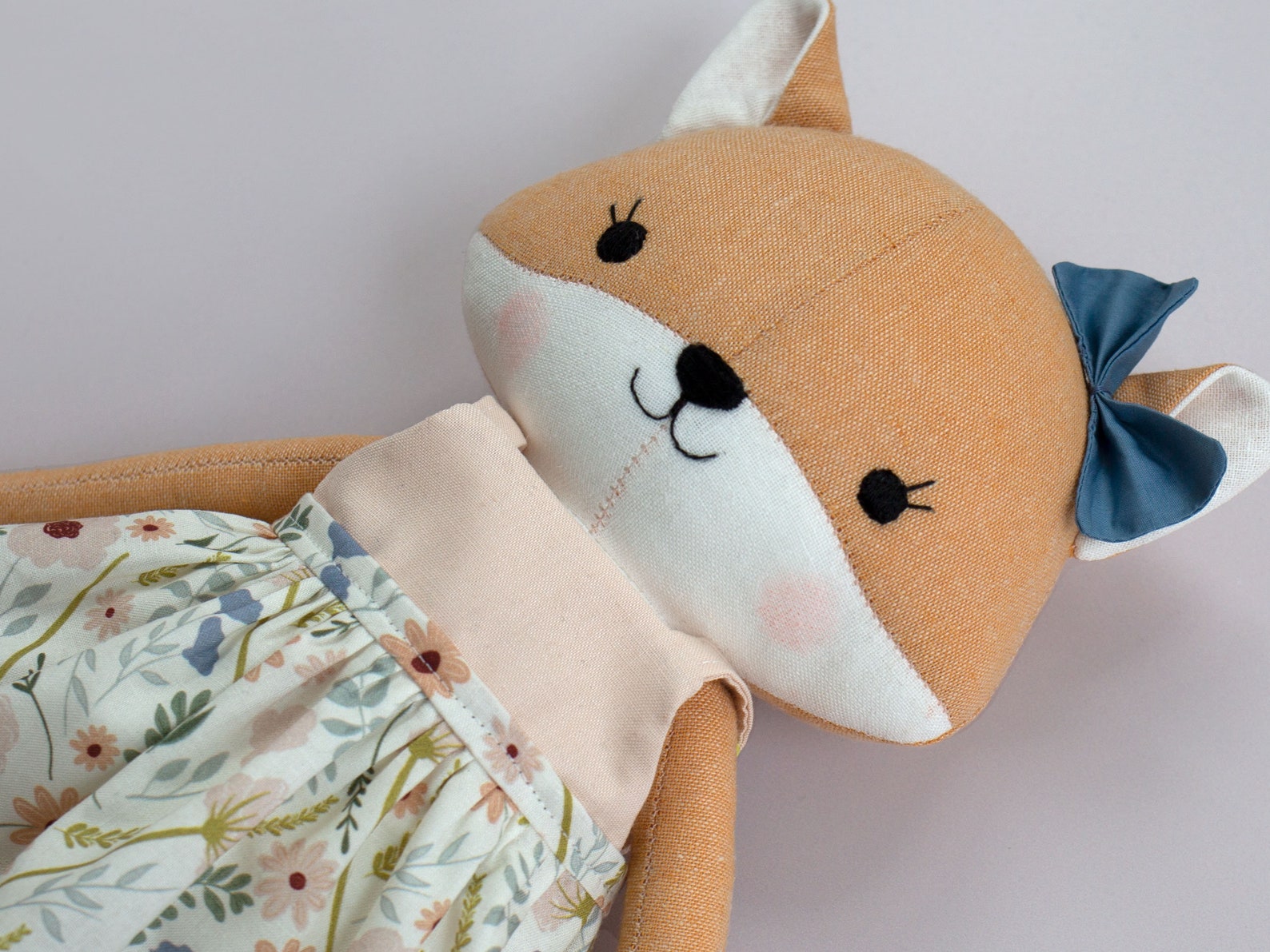 Fox Sewing Pattern PDF Make a Fox or Wolf Woodland Animal - Etsy