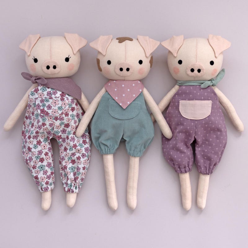 Pig Cloth Pattern - Etsy