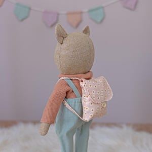Doll Backpack Pattern for a Studio Seren Stuffed Animal Doll – Make a ...