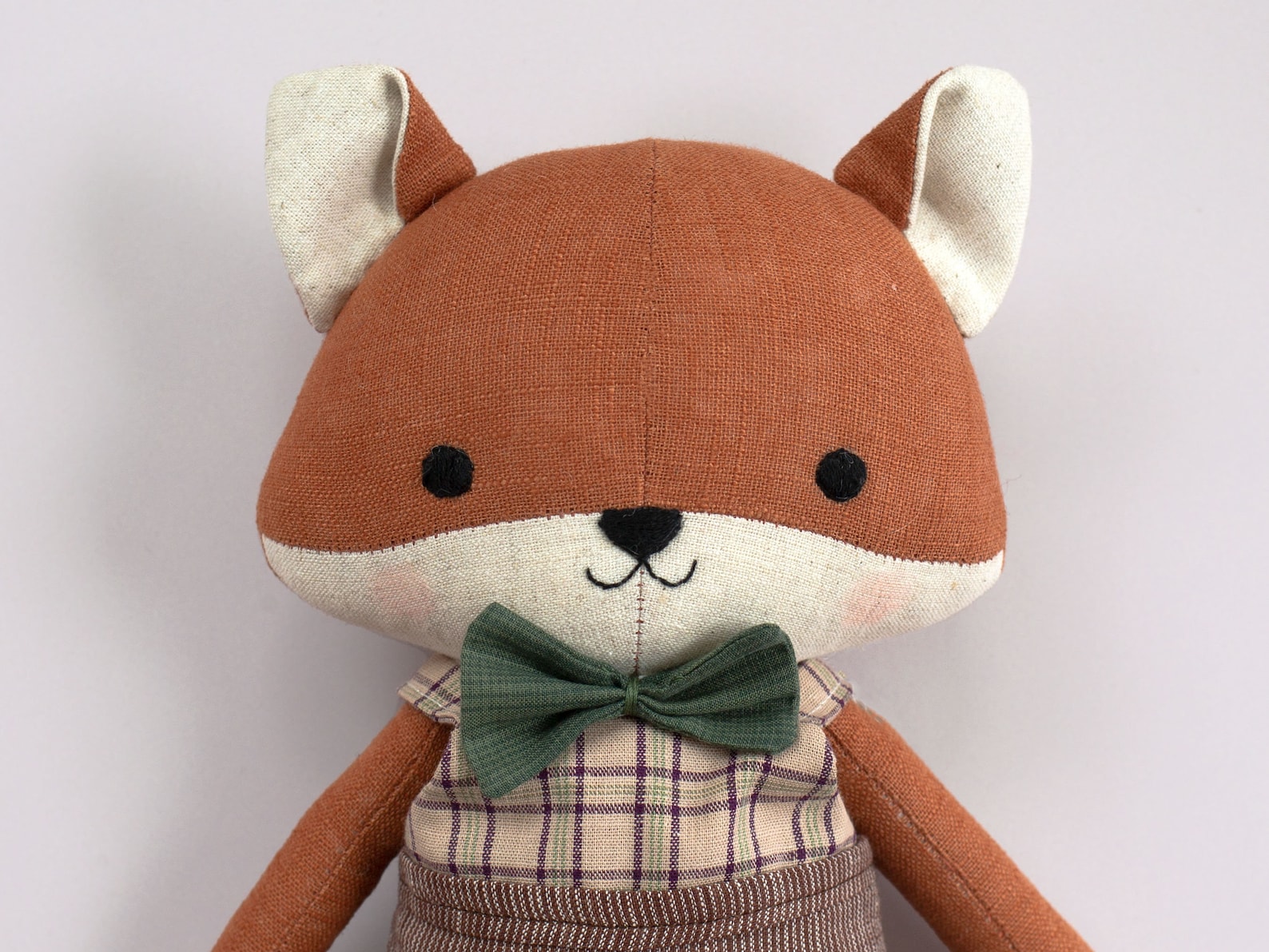 Fox Sewing Pattern PDF Make a Fox or Wolf Woodland Animal - Etsy