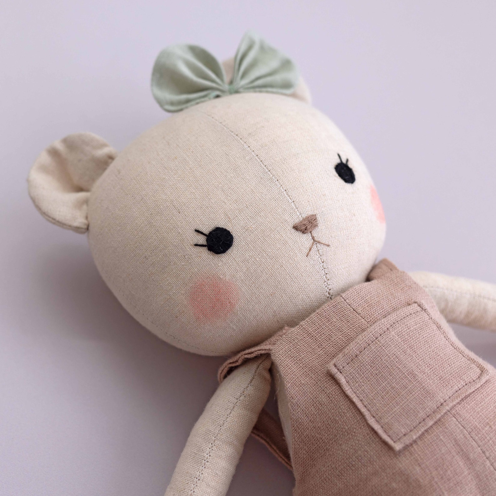 Teddy Bear Sewing Pattern PDF Make a Bear or Panda Cloth Doll / Stuffed ...