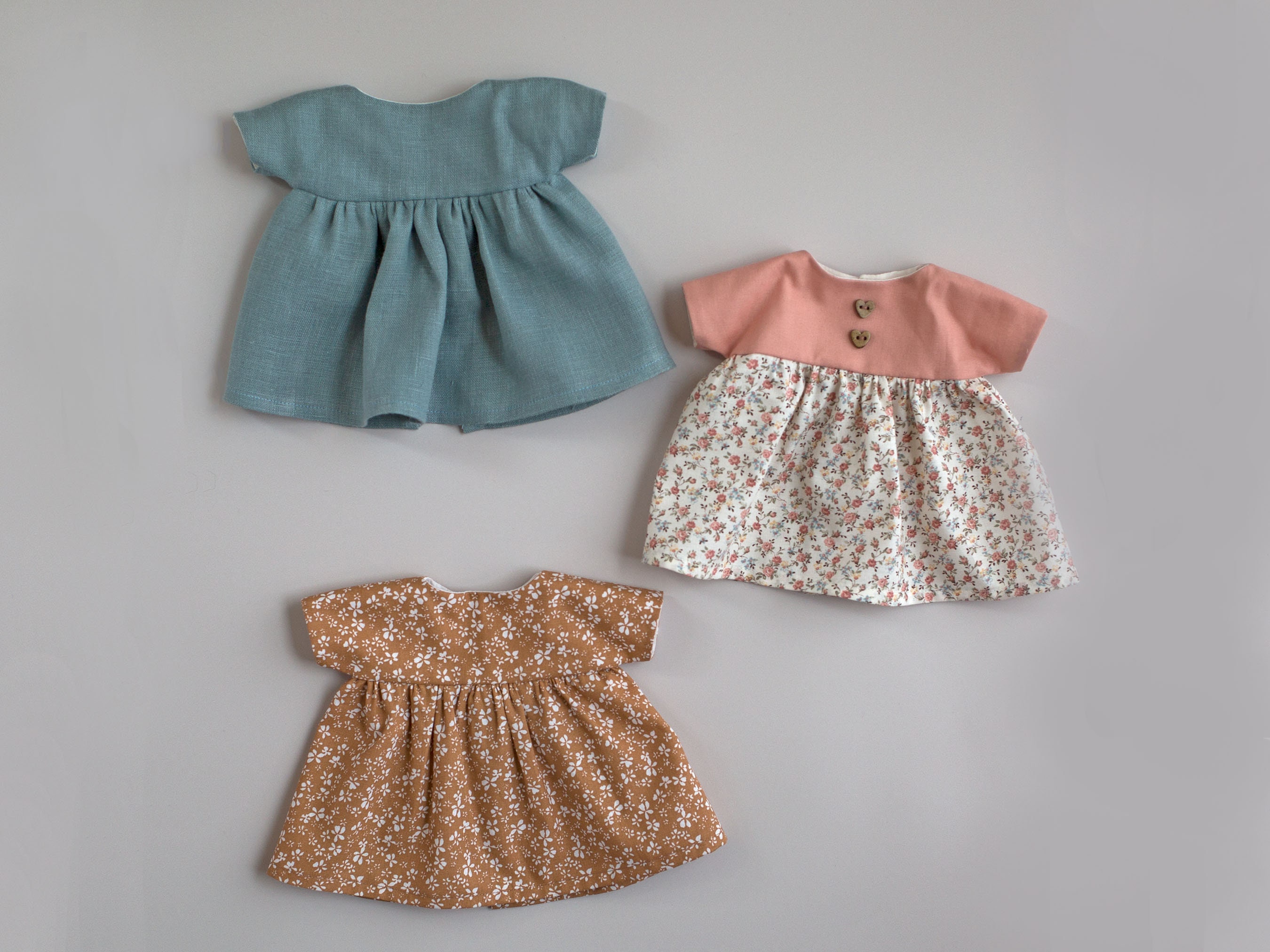 Doll Dress PDF Sewing Pattern and Tutorial - Etsy