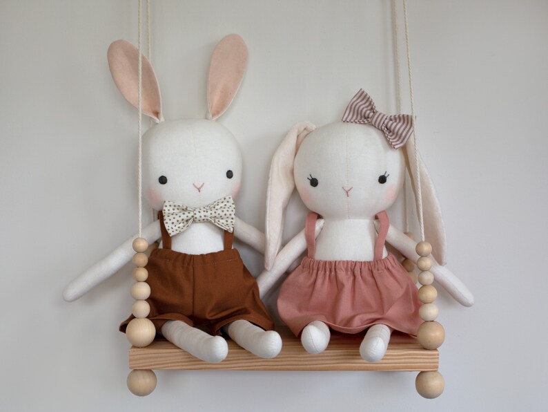 Bunny Sewing Pattern PDF Make 2 Types of Cloth Bunny Rabbit - Etsy