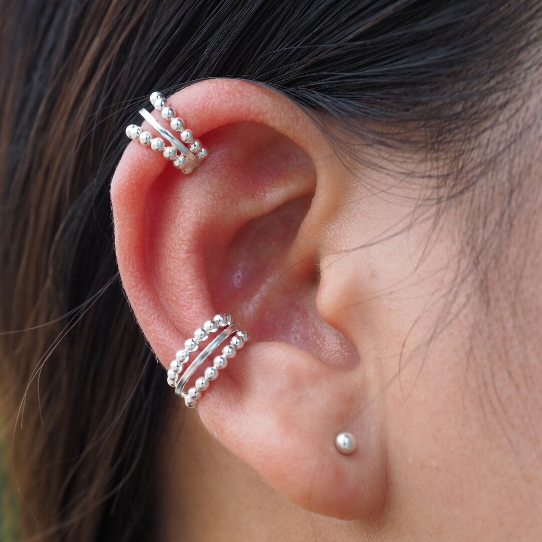 Bubbles Dot Ear Cuff No Pierced Ear Cuff Boho Ear Cuff - Etsy