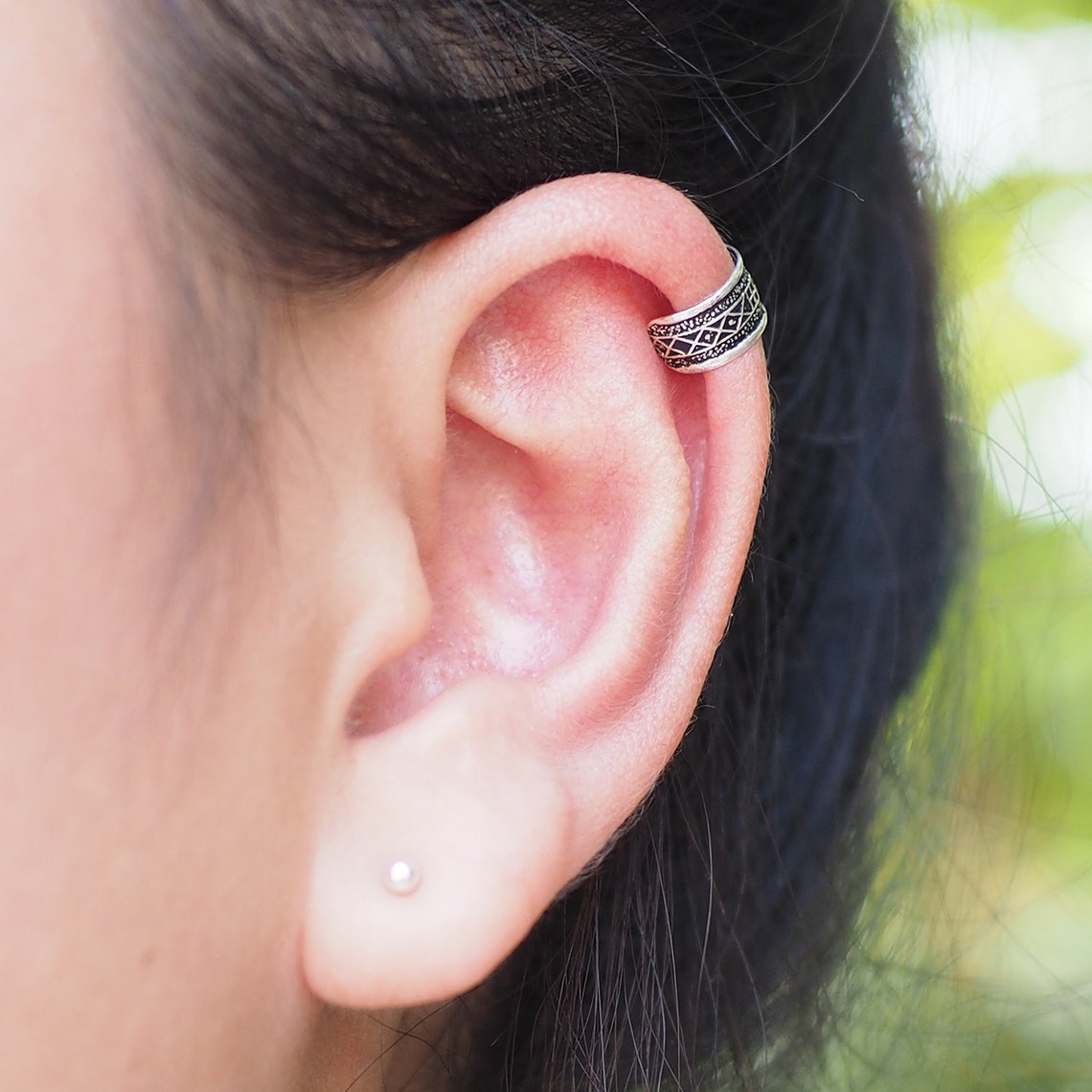 Tribal Aztec Ear Cuff Ethnic Tribal Ear Cuff Non Pierced Ear - Etsy