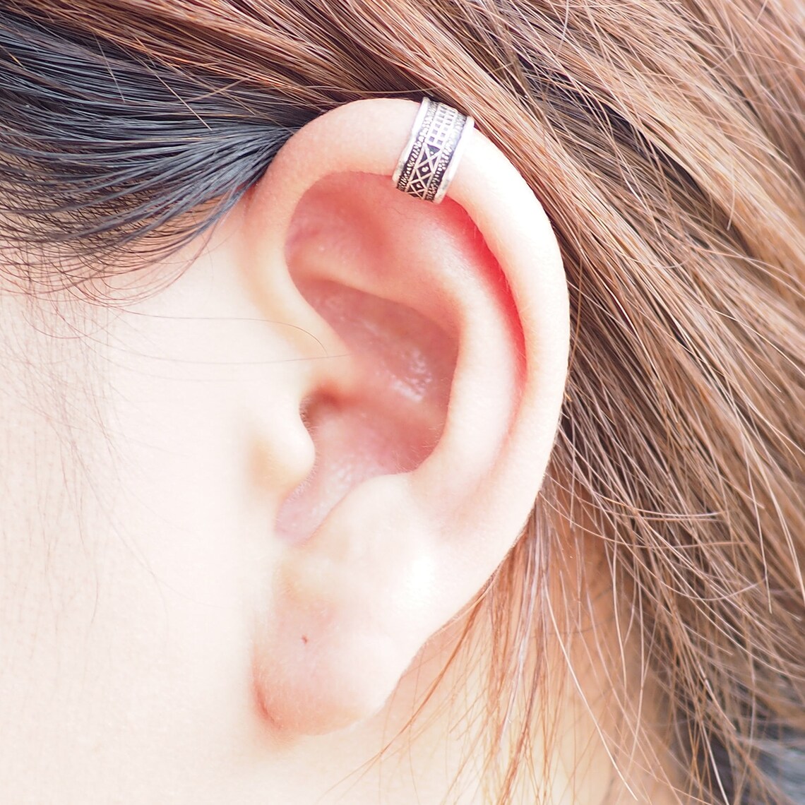 Tribal Aztec Ear Cuff Ethnic Tribal Ear Cuff Non Pierced Ear - Etsy
