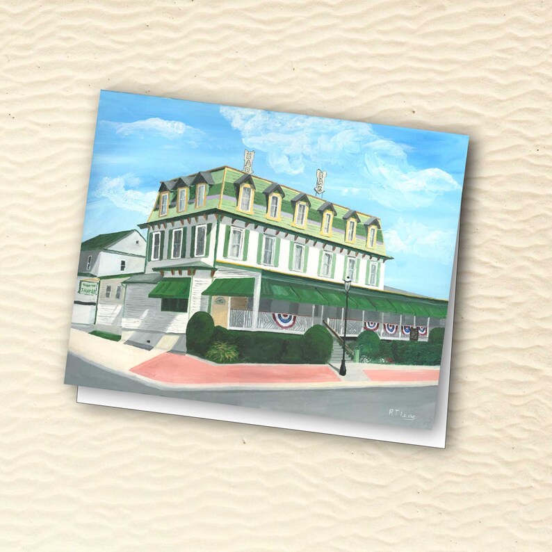 Shore Fun Coastal Note Cards 12-pack Blank | Etsy