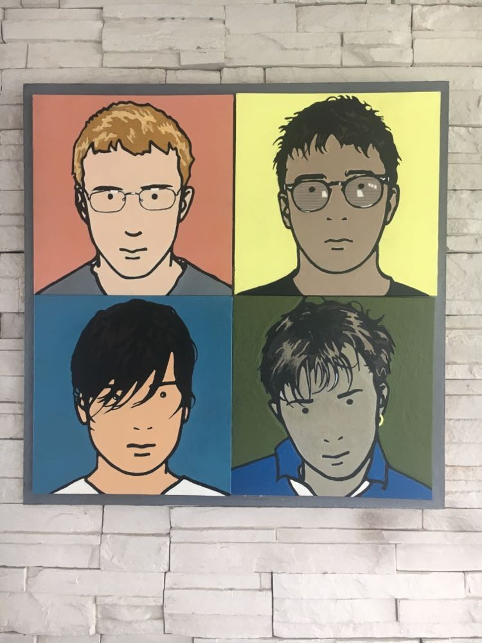 Blur Oil Painting (wall Size) of 'blur: the Best Of' Iconic Greatest ...