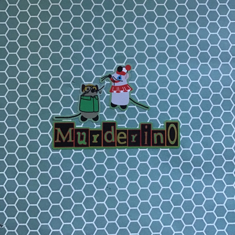 Murderino Sticker Sheet Restickable Elvis the Siamese Plus | Etsy