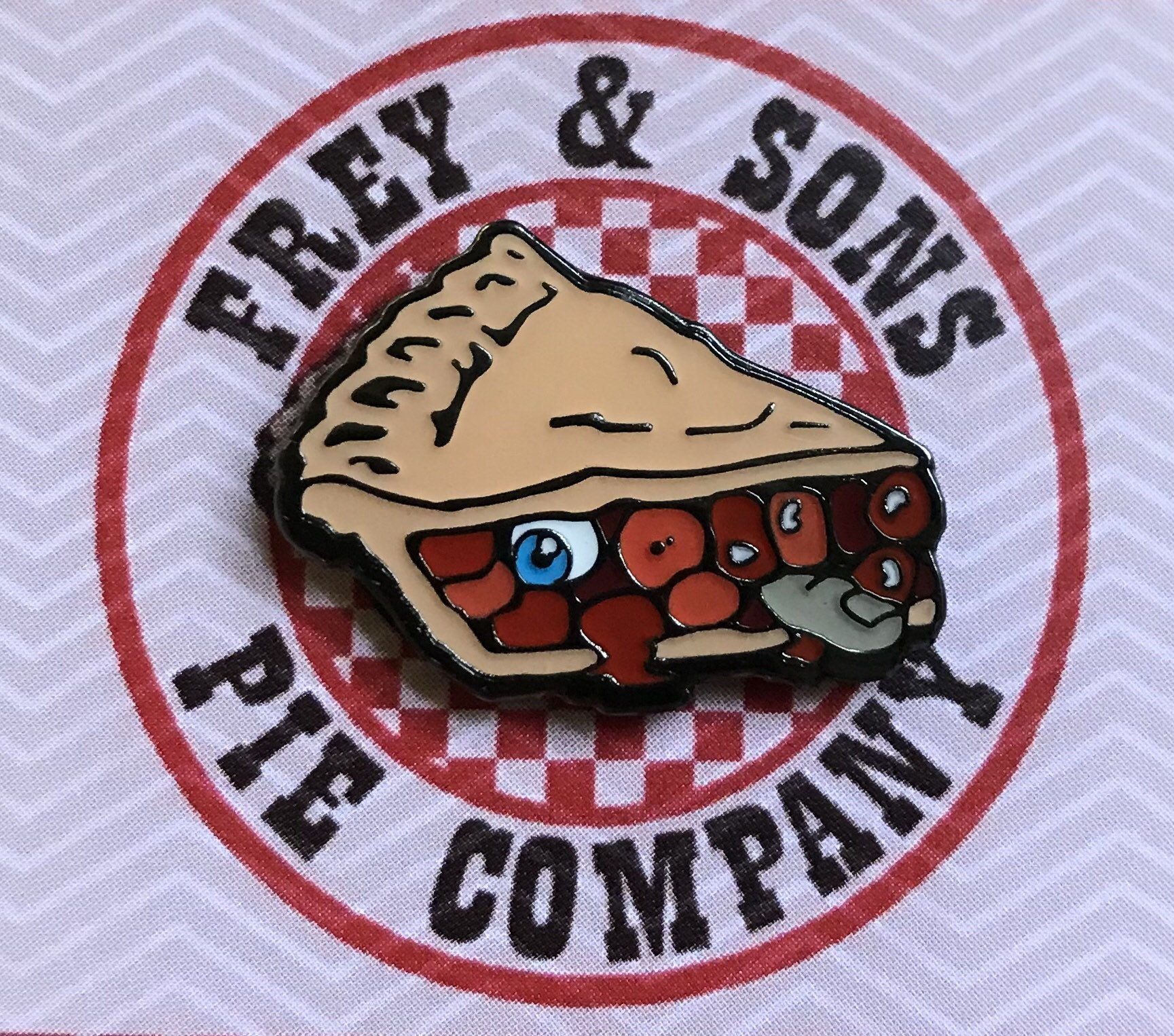 Frey and Son's Pie Company Enamel Pin Game of Thrones - Etsy