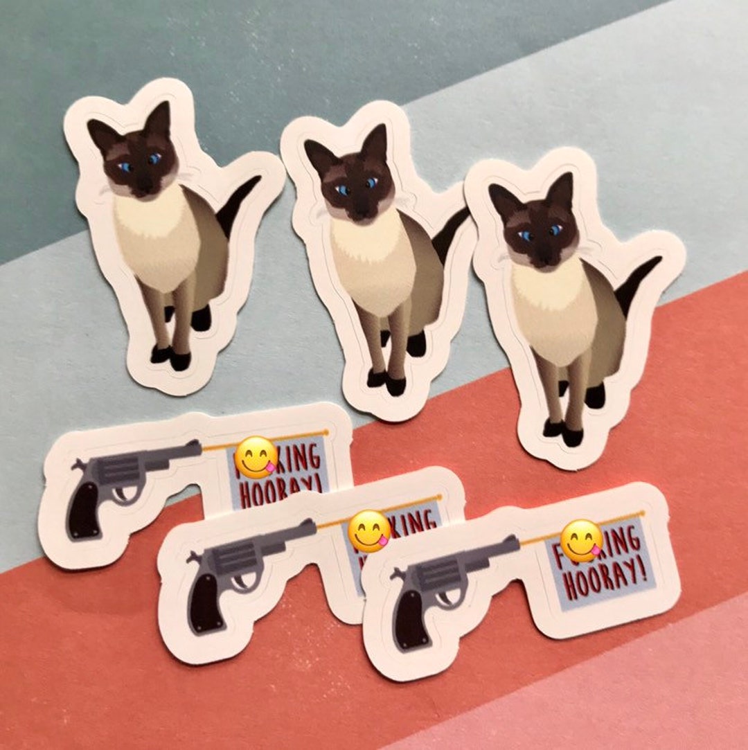 Buy 6-pack Elvis and Fcking Hooray Mini Murderino Stickers MFM Online ...