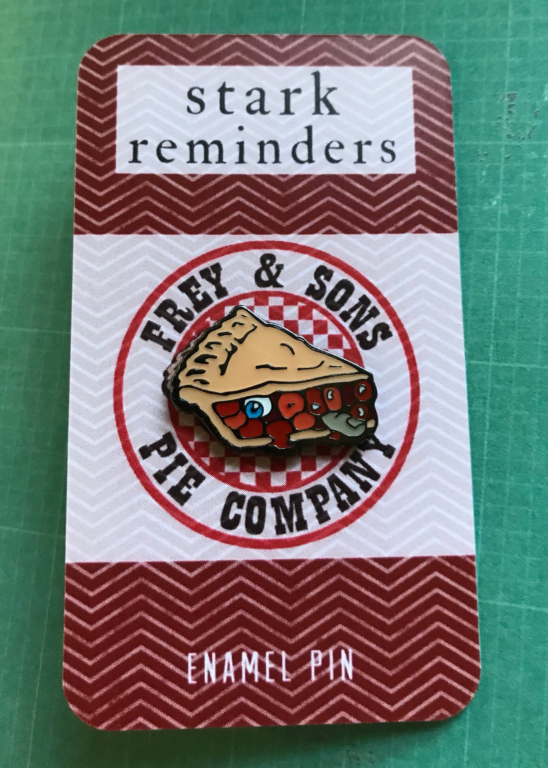 Frey and Son's Pie Company Enamel Pin Game of Thrones - Etsy