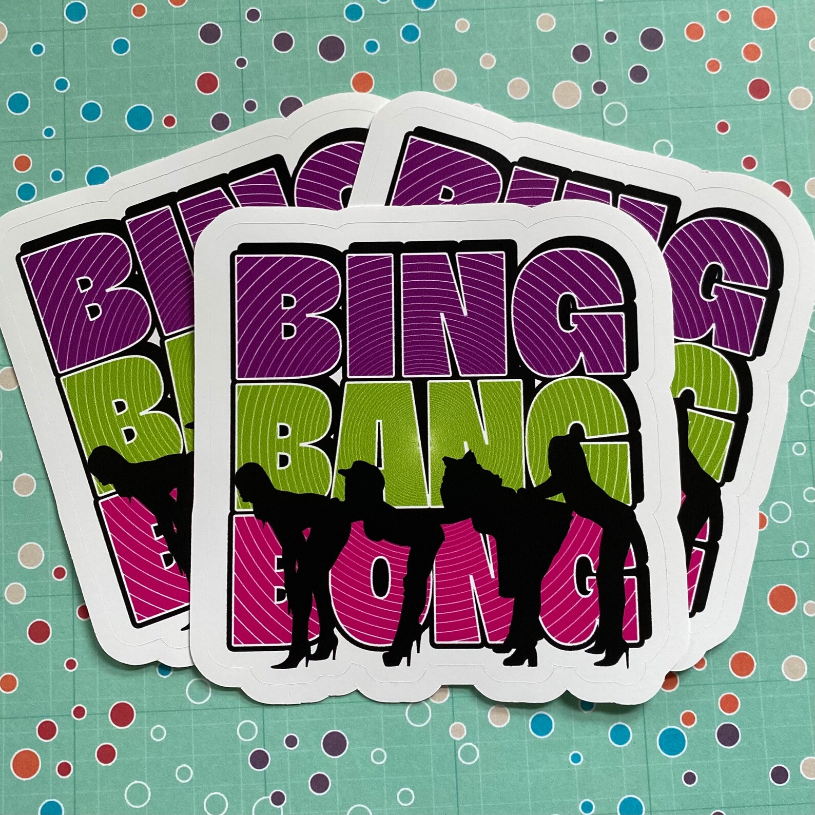 Bing Bang Bong UK Hun 3 Sticker Drag Race UK Blanc ou | Etsy