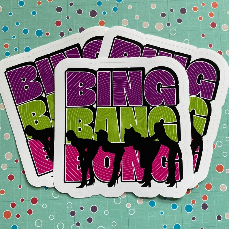 Bing Bang Bong UK Hun 3 Sticker Drag Race UK White or - Etsy Ireland
