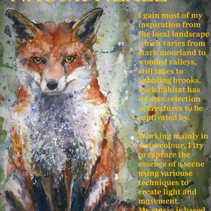 Magpie Painting, Original Watercolour Print Naomi Neale Art 12x8 or ...