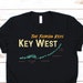 Key West Map Shirt, Florida Keys Islands Beach Vacation Tank Top, Ocean ...