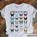 Types of Butterflies T-shirt Cute Butterfly Cool Entomology Lover Gift ...