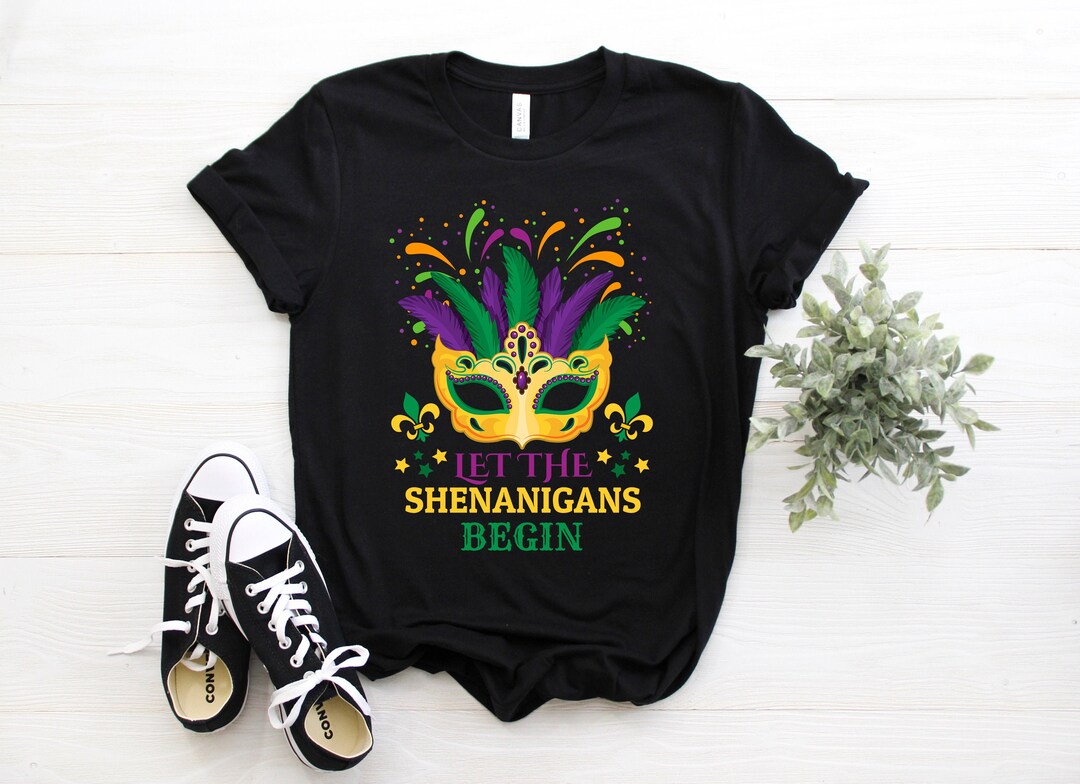 Funny Mardi Gras Carnival Lover T Shirt New Orleans Beads Etsy