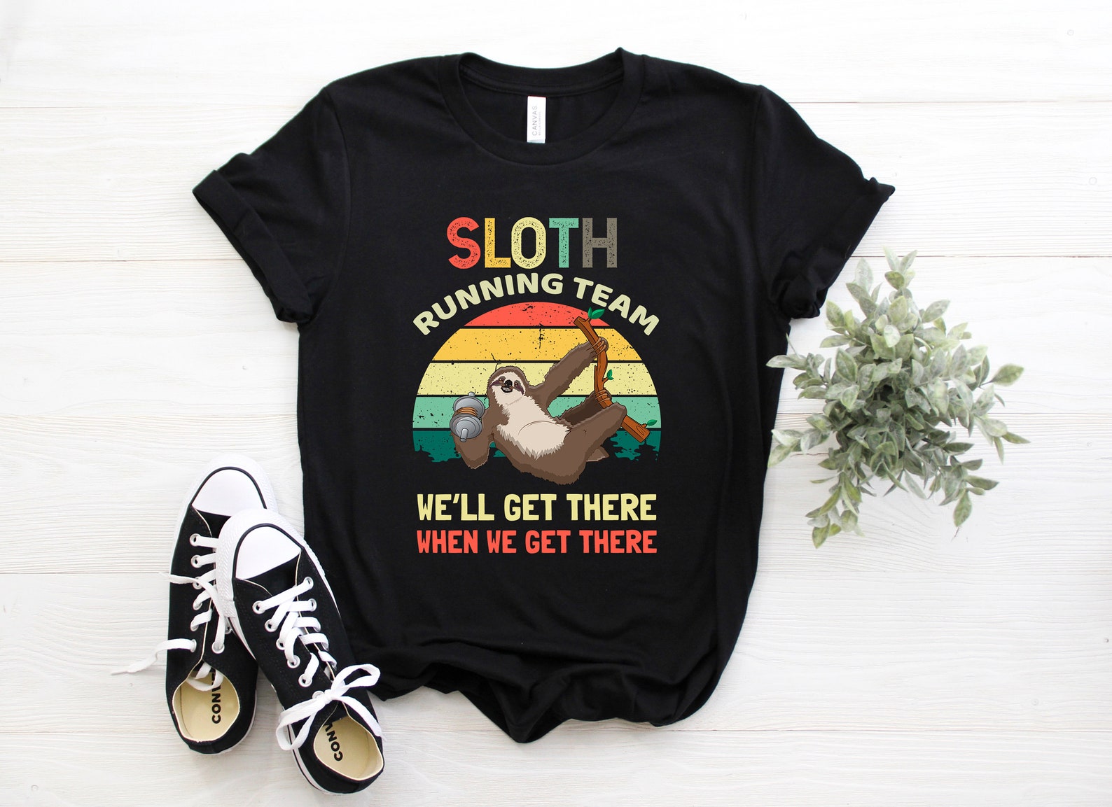 Funny Sloth Shirt, Baby Sloth Lover Tank Top, Cool Running Crop Tee ...