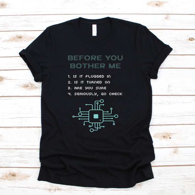 Funny Tech Support Shirt, Cool Computer Nerd Tank Top, Programmer Web ...