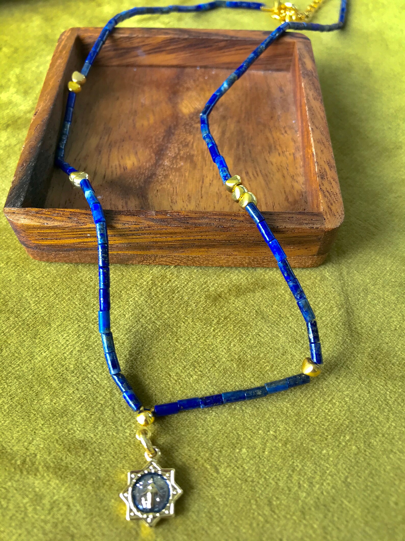 Saint Maria Pendant St.Maria Pendant two-side Pendant | Etsy