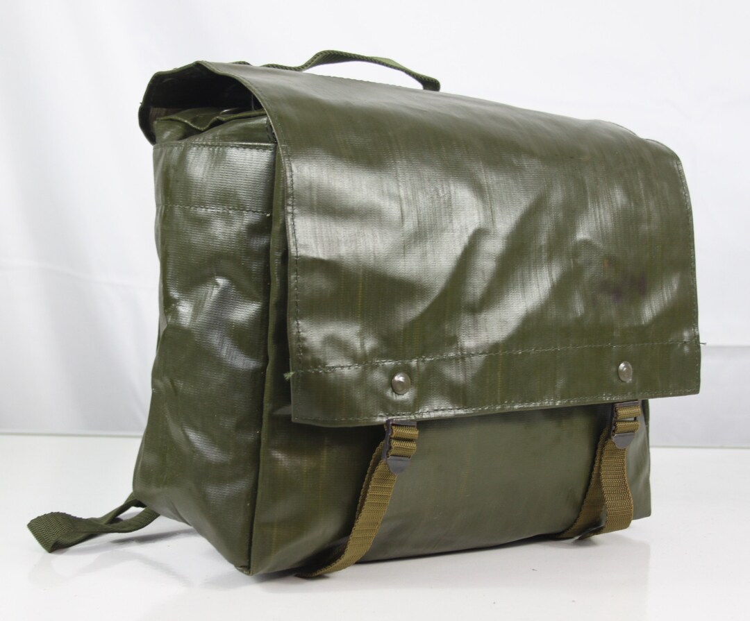 Genuine Surplus Czech Army Vintage Waterproof NBC Bag Side Bag Olive ...