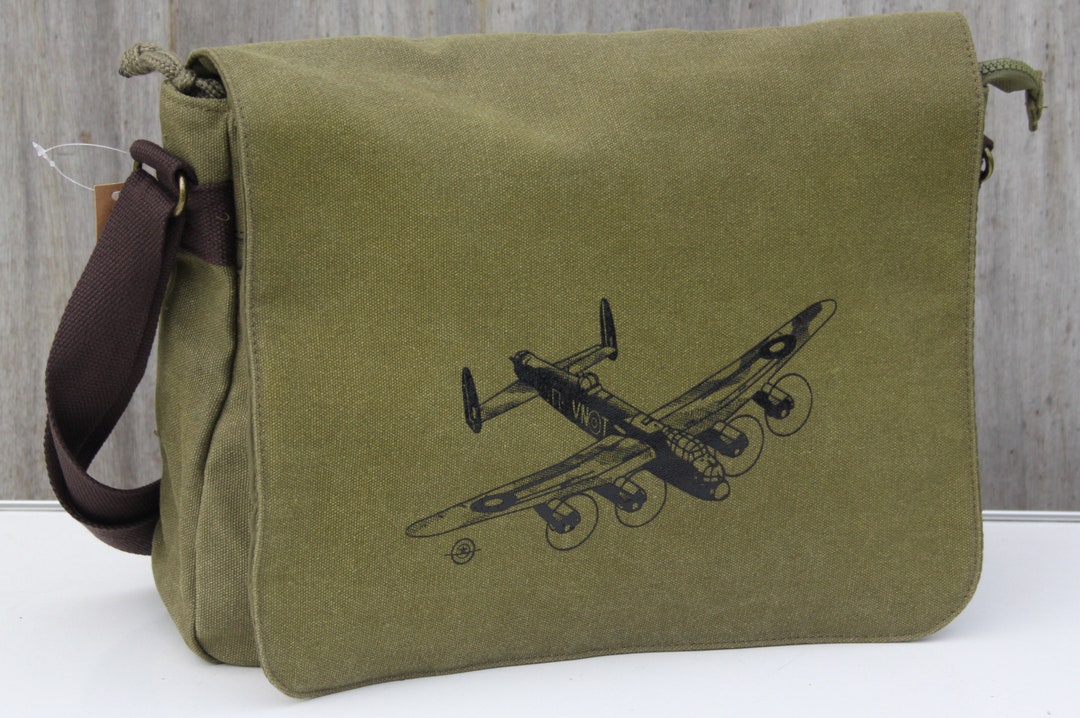 Avro Lancaster WW2 Bomber Exclusive Printed Messenger Bag Vintage Style ...