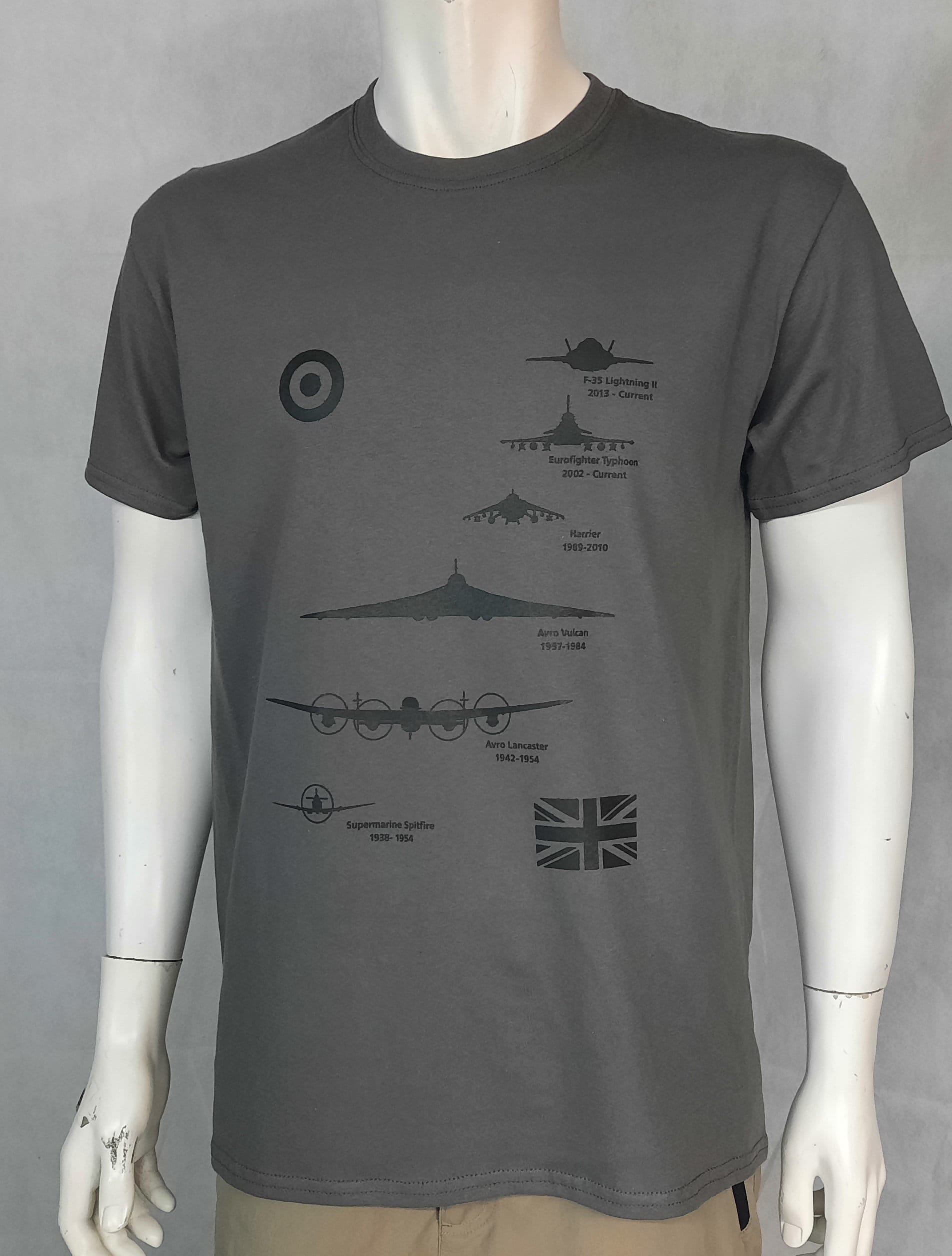 Planes of the RAF Exclusive Printed T-shirt Army Military Airsoft ...