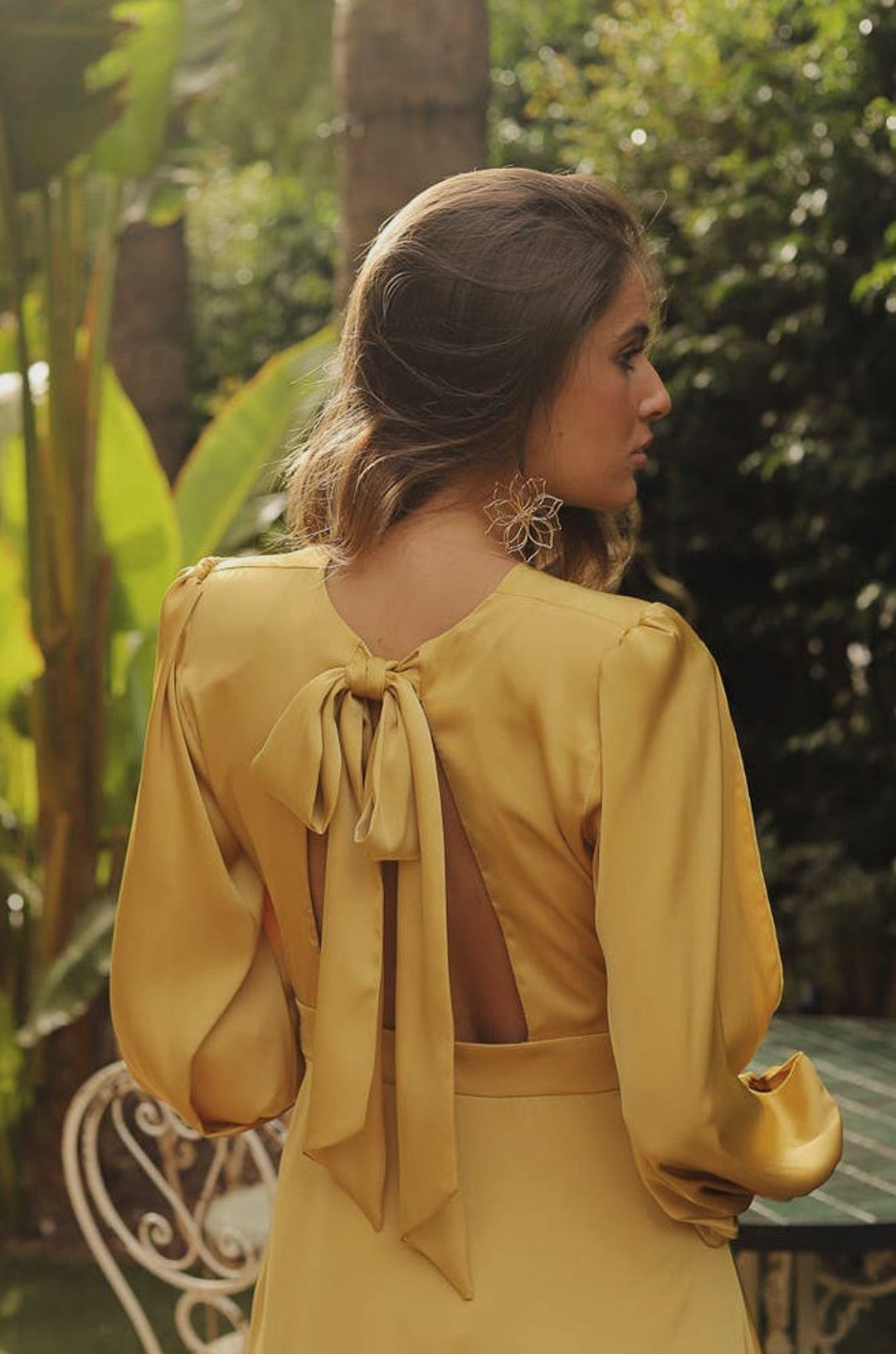 Yellow Wedding Dress, Graduation Dress, Prom Dress, Homecoming Dress ...