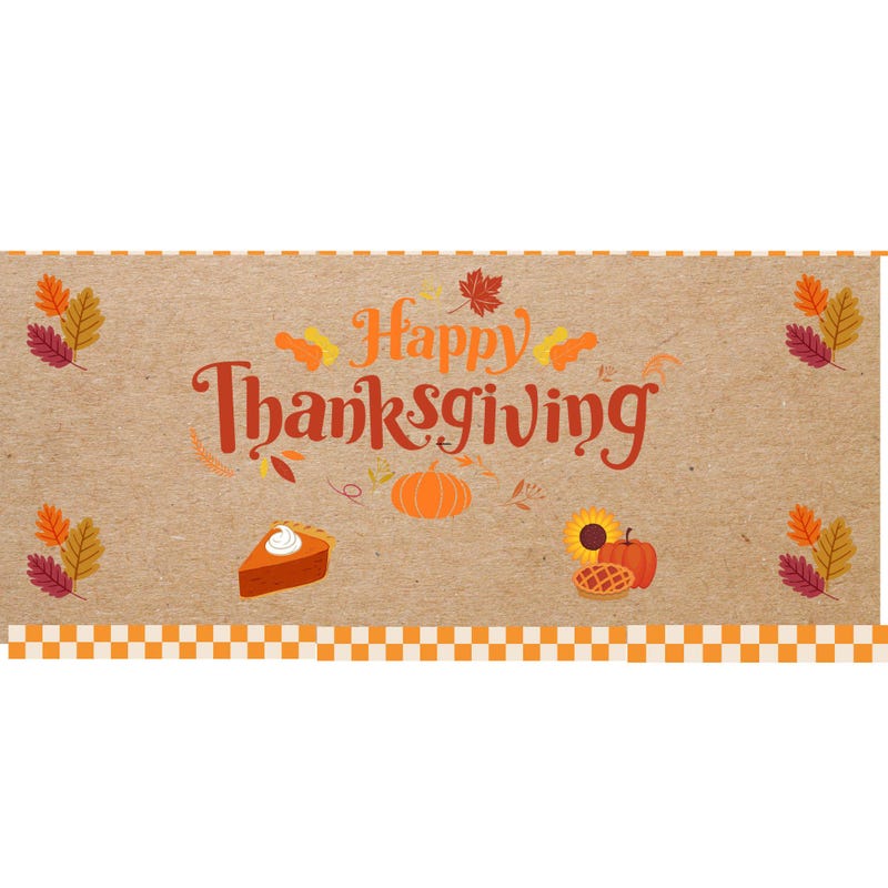 Thanksgiving Banner - Etsy