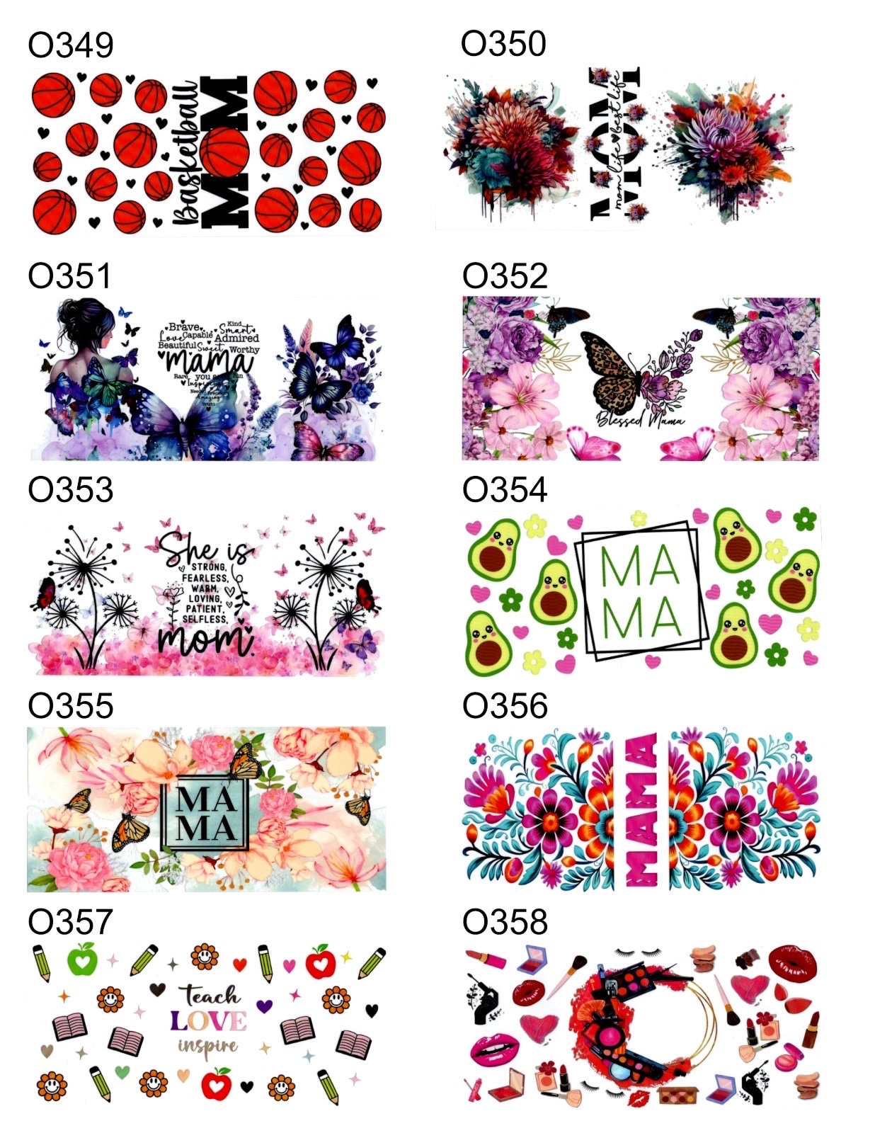 UV DTF , Full Color Transfers, Waterproof, Ready to Ship - Etsy