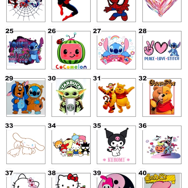 Heat Transfer Designs Ready to Press - Etsy
