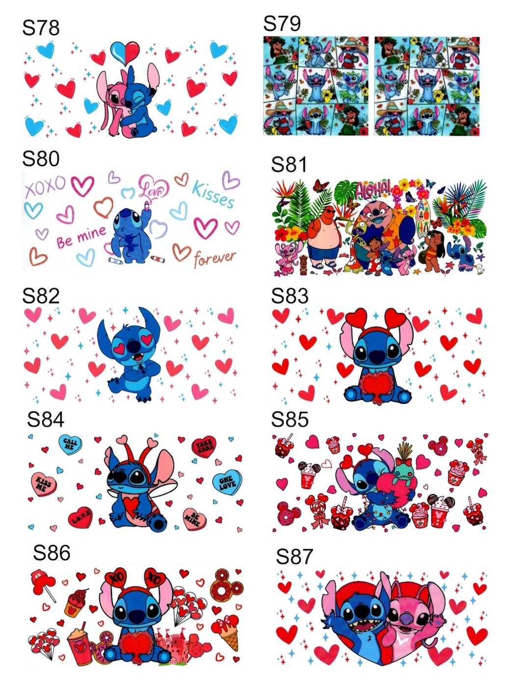 UV DTF , Full Color Transfers, Waterproof, Ready to Ship - Etsy