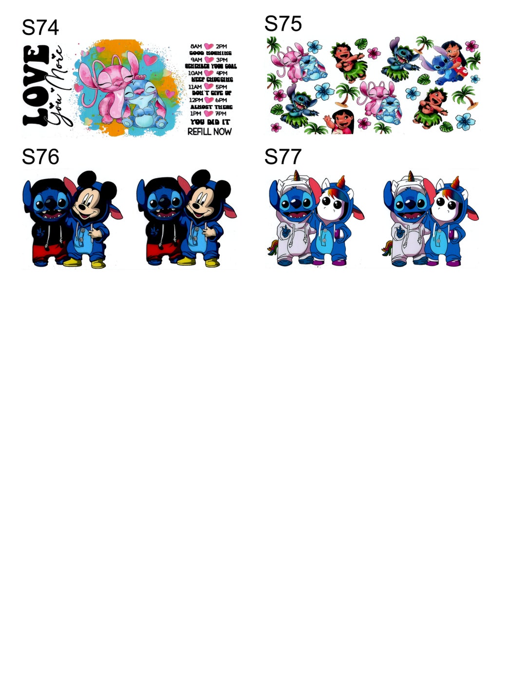 UV Dtf , Full Color Transfers, Waterproof, Ready to Ship - Etsy