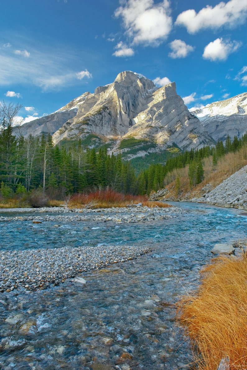 Photo of Mount Kidd, Kananaskis Country in the Canadian Rockies of ...