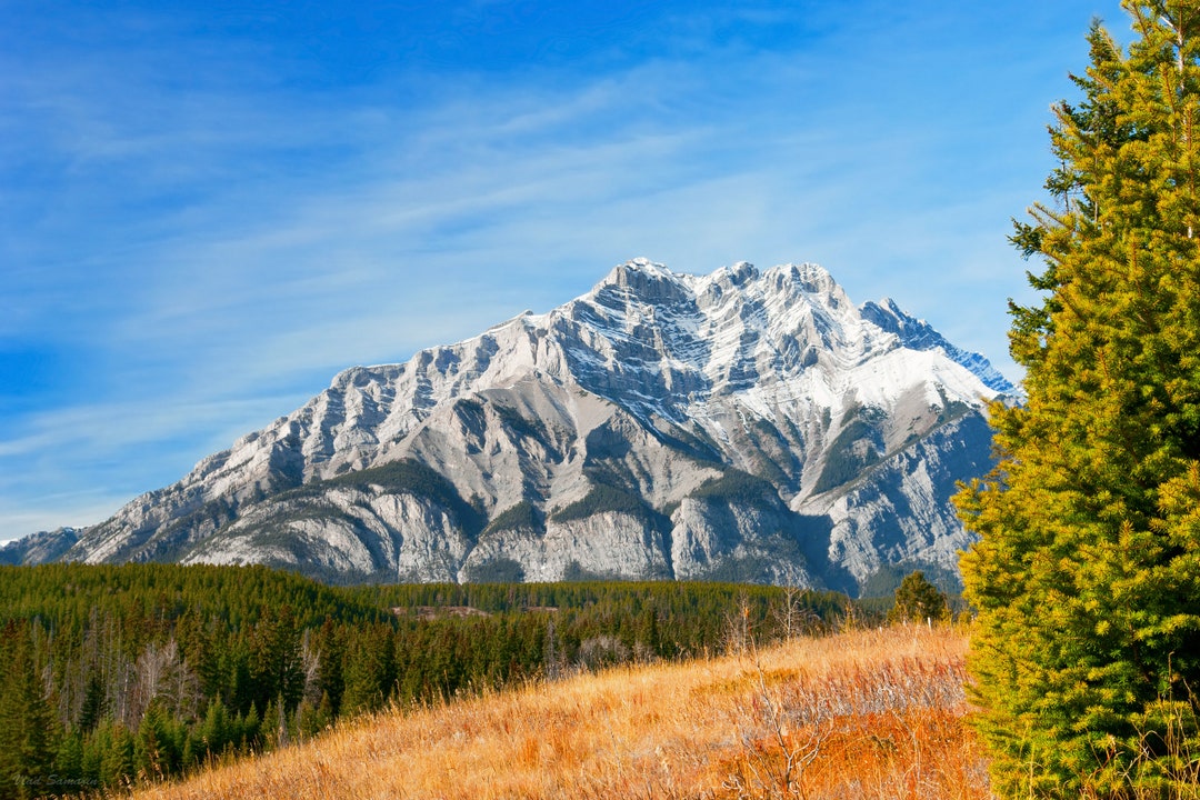 Cascade Mountain, Banff National Park, Alberta, Canada - Etsy