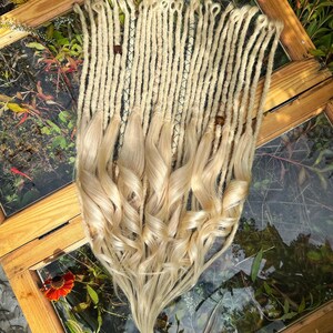 Synthetic Dreadlock Extensions With Luxury Human Hair Ends. Luxury ...