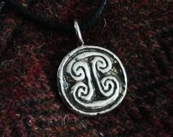 Sterling Silver Pictish Pendant Based on the Rosemarkie Stone | Etsy