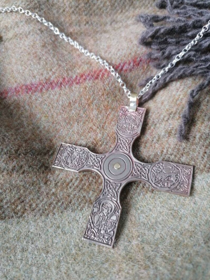 Miniature Galloway Hoard Pectoral Cross in Solid Silver - Etsy