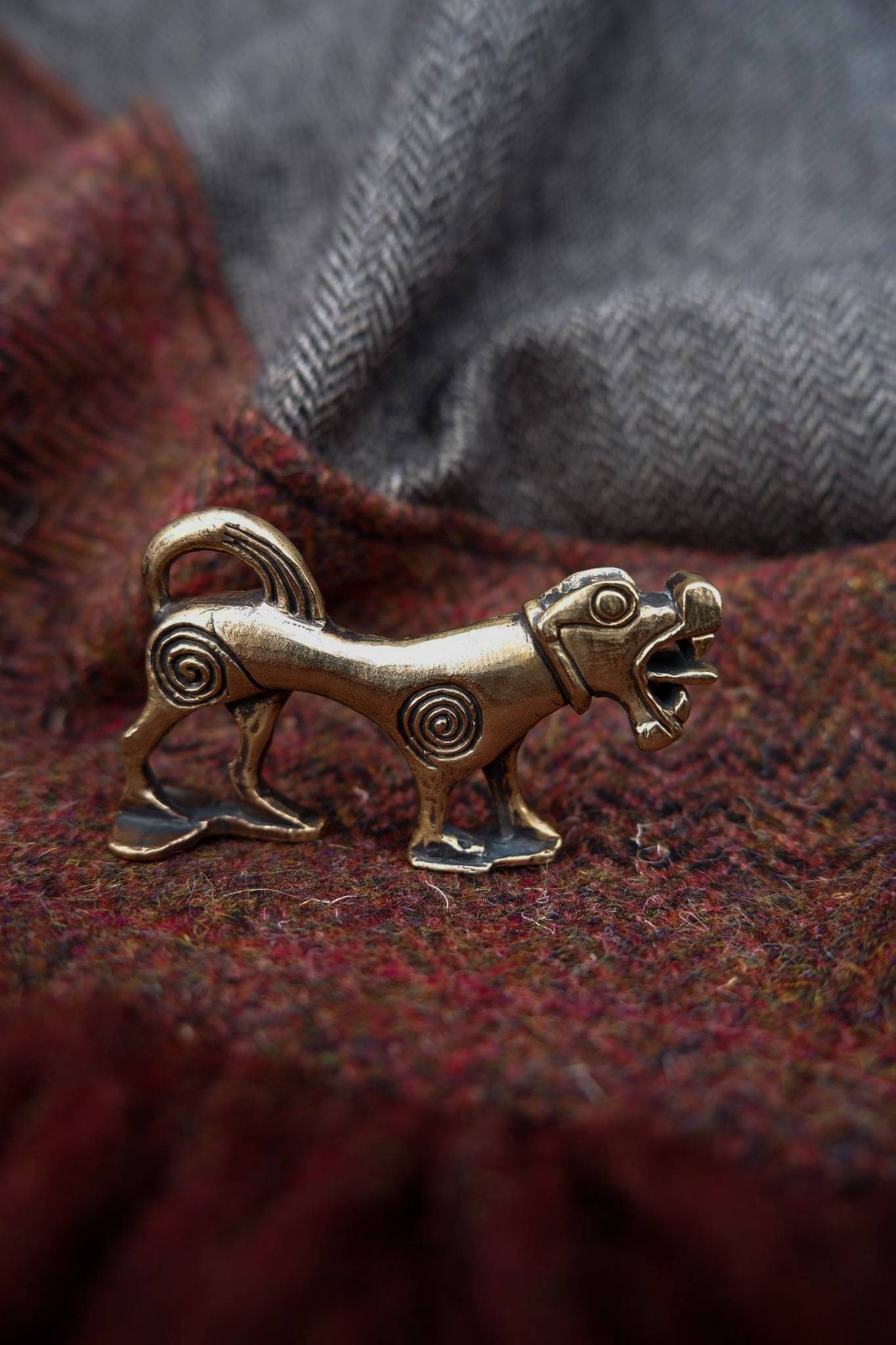 Pictish Dog Figurine in Bronze Based on a Possible Helmet | Etsy