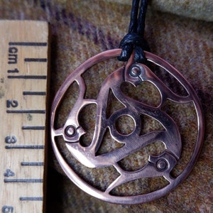 Vendel Style Triskellion in Bronze or Silver - Etsy UK