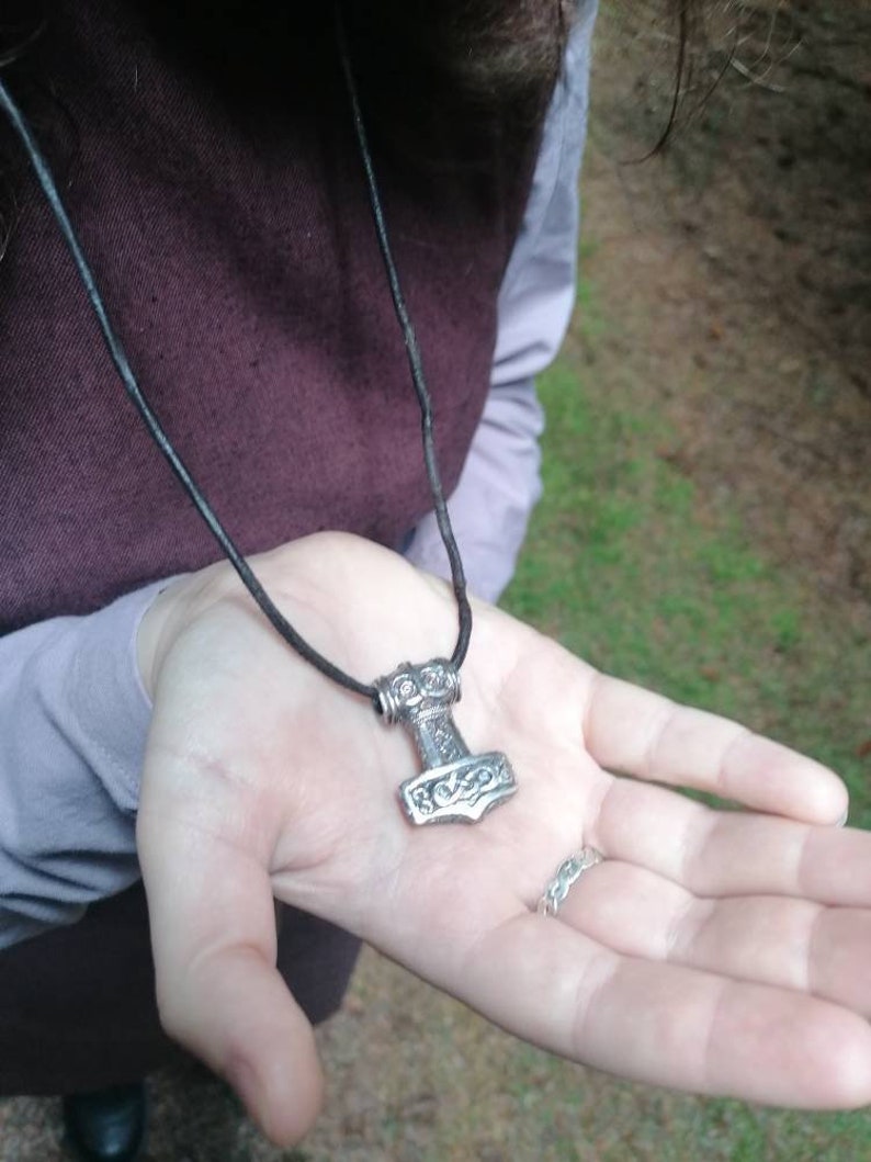 Ödeshög Mjolnir / Thor's Hammer Pendant in Sterling Silver - Etsy UK