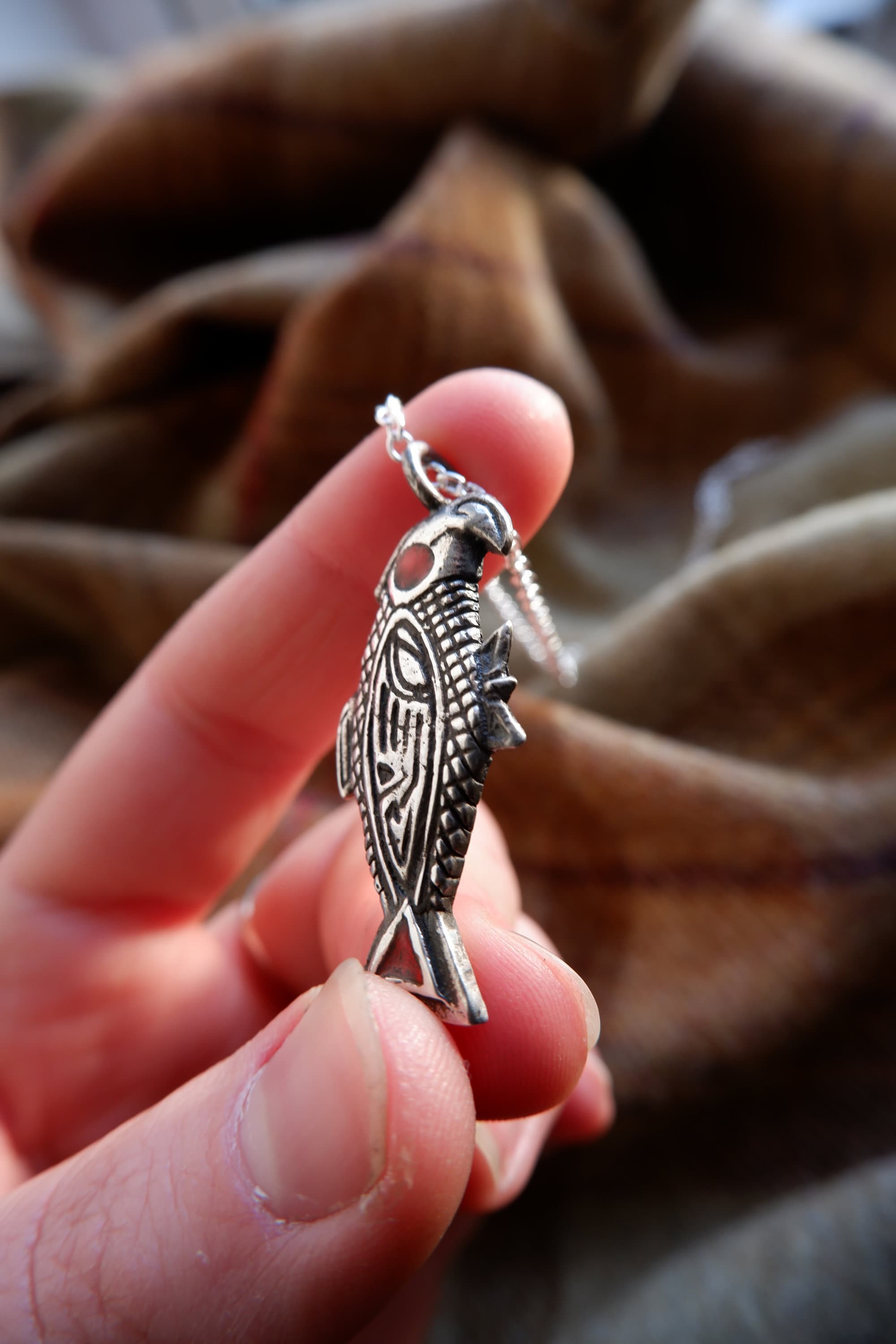 Anglo Saxon Bird Pendant Based on Find From Kent. Glass Enamel | Etsy