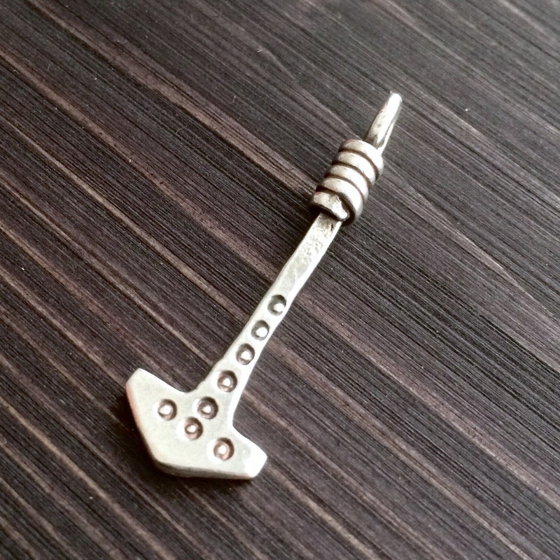 Mjolnir Bronze Pendant - Etsy UK